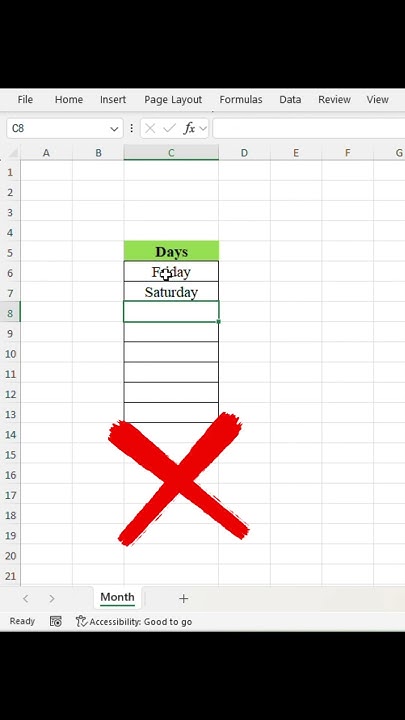 Day shortcut in excel | Excel Tips & Tricks | #excel #excelworld #shorts #learningdataworks ...