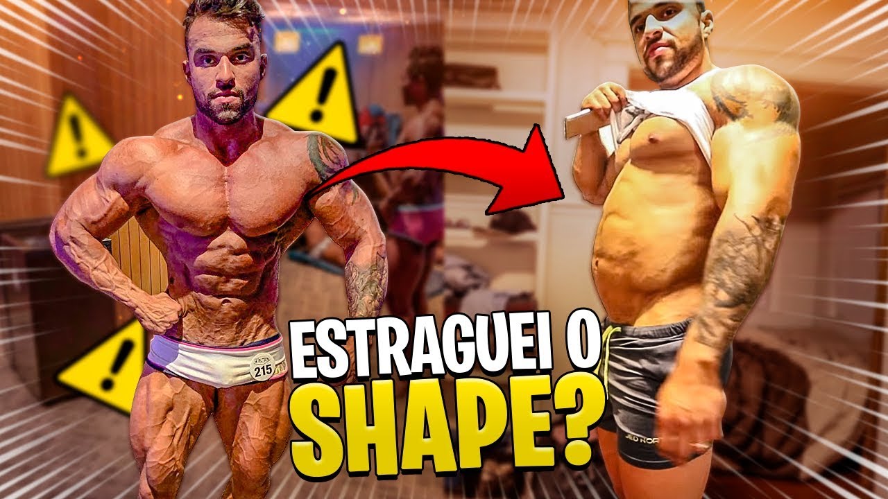 ESTRAGUEI O SHAPE 6 DIAS APÓS COMPETIR!? *efeito rebote* - YouTube