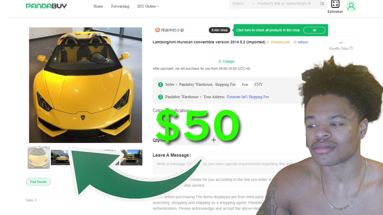 LAMBORGHINI on PANDA BUY?? - YouTube