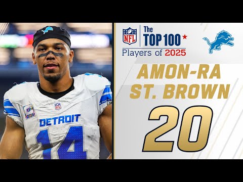 20: Amon-Ra St. Brown (WR, Lions) | Top 100 Players of 2025
