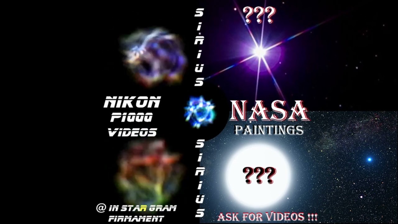 NASA PAINTINGS OF STARS VS REAL VIDEOS - PLANE EARTH ITS FLAT - Nikon ...