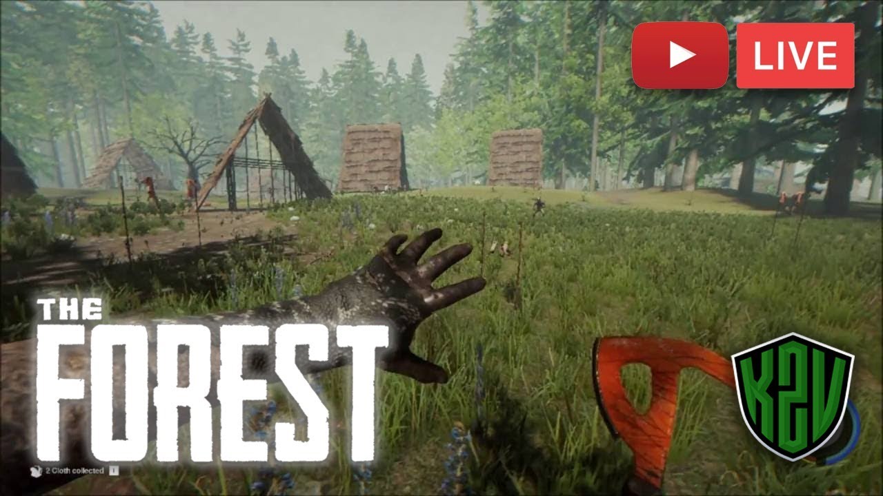 The Forest LIVE Gameplay #2 | The Forest Survival with Friends - YouTube