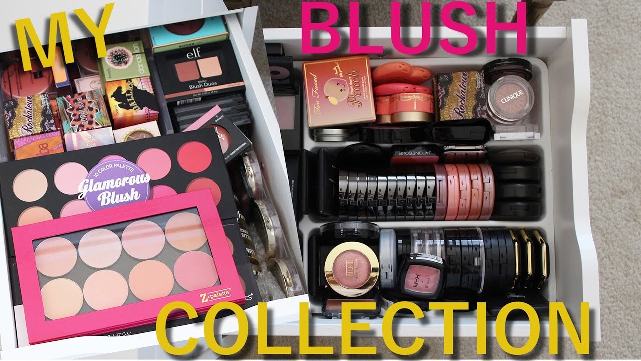 My Blush Collection | Makeup Collection Part 1 VLOG! - YouTube