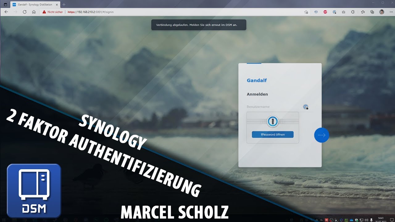 Synology 2 Faktor Authentifizierung / Secure Sign In einrichten ...