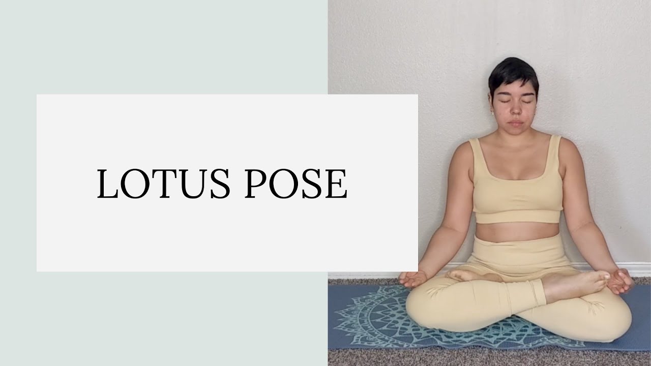 How To Do The Lotus Pose For Hip Mobility & to Strengthen The Knees ...