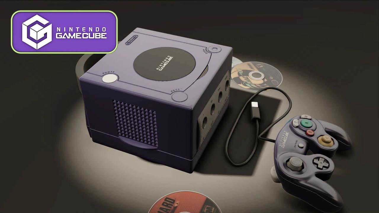 Cinema 4d NINTENDO GAMECUBE INTRO with U-Render - YouTube