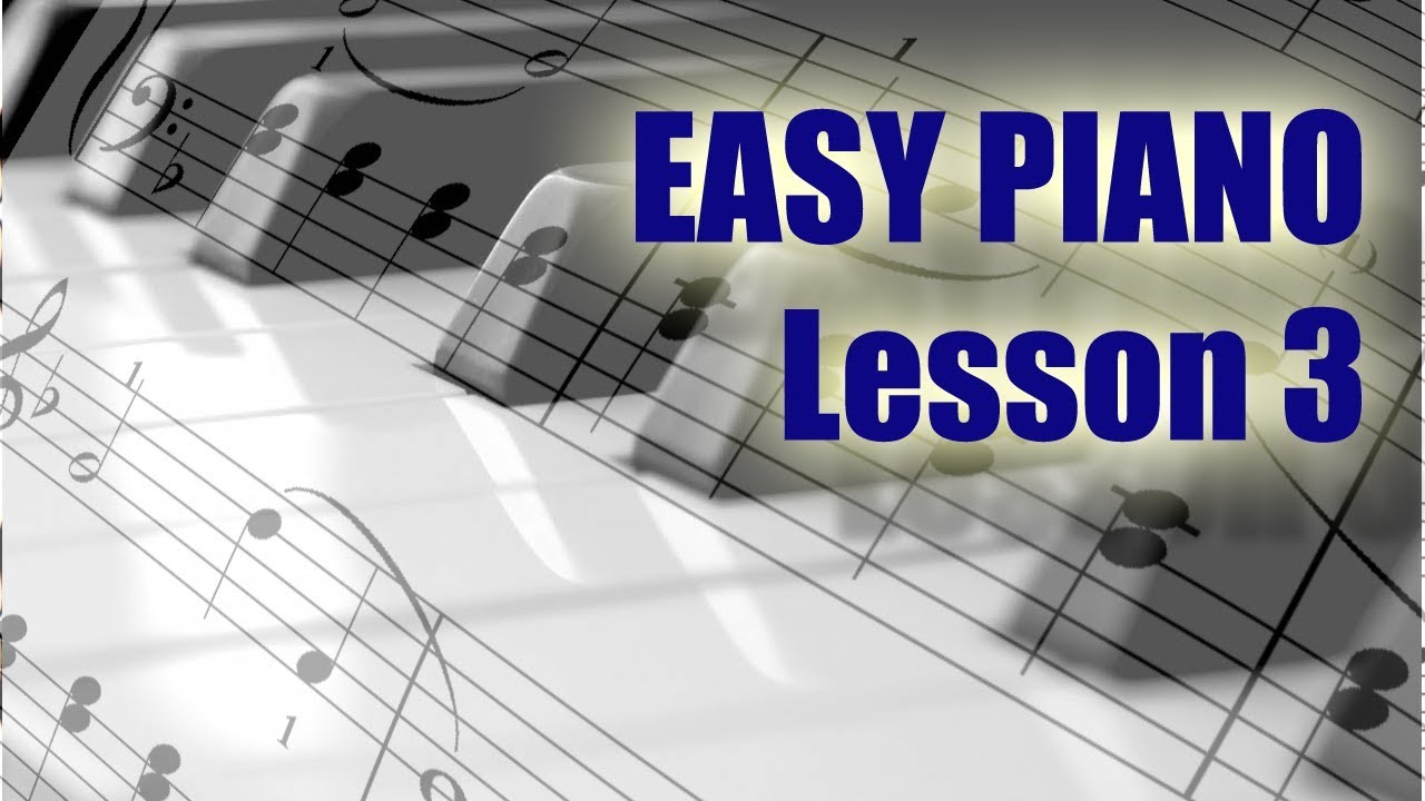 Piano / Keyboard Lesson 3. Learning more notes, more interaction ...