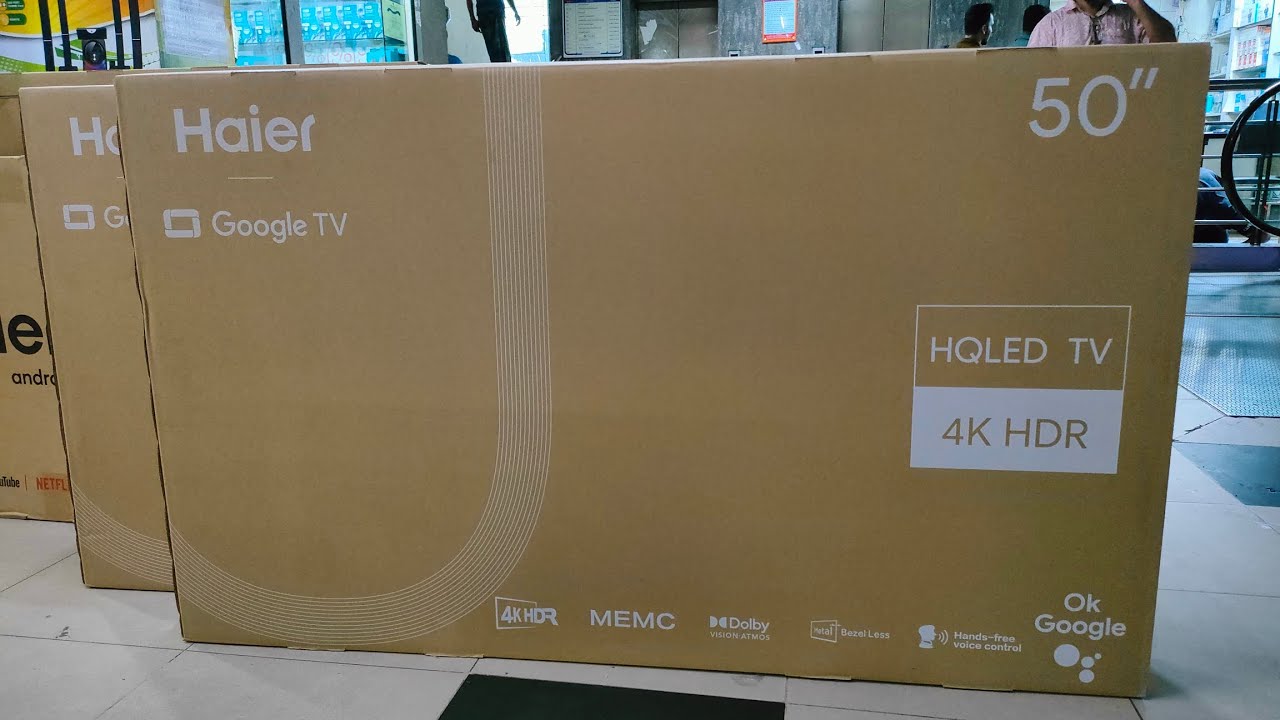 Haier QLED H50P7UX Google tv 01951611017 - YouTube