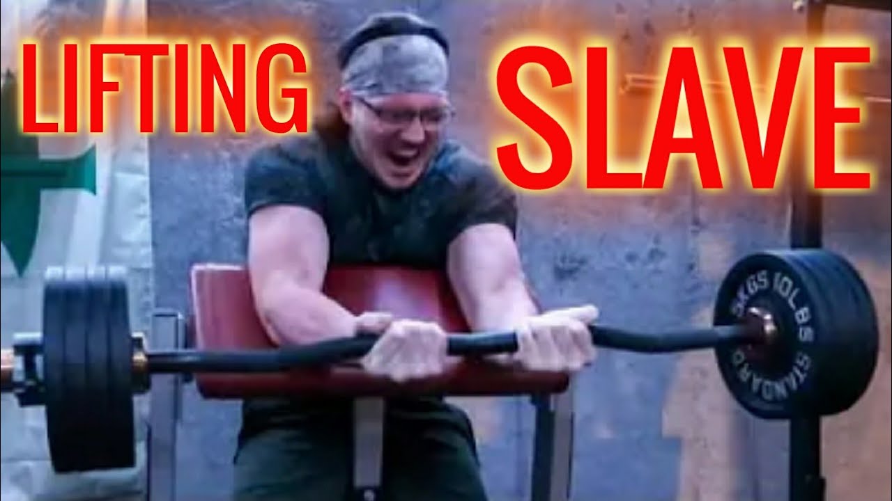 Basement Bodybuilding: "LIFTING SLAVE" Road To Fake 18" Arms 😂 ...