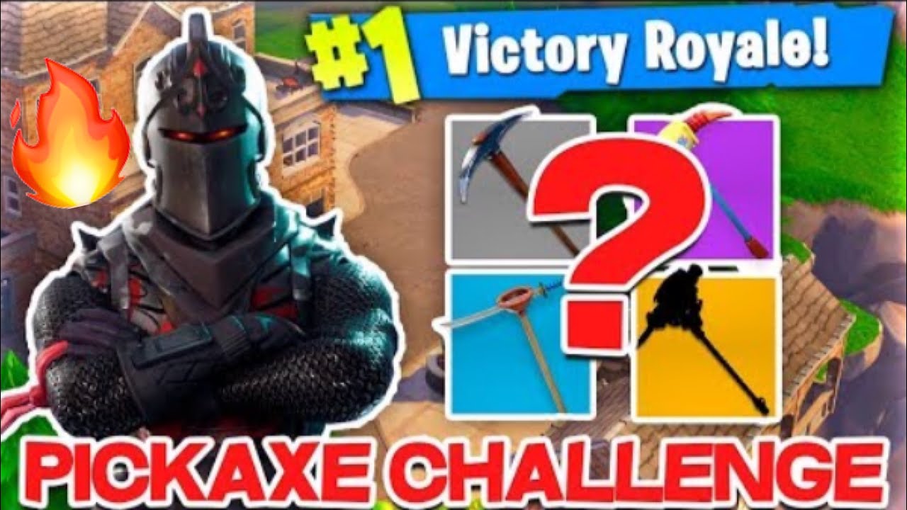 THE RANDOM PICKAXE CHALLENGE! - YouTube