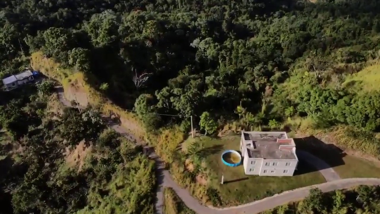 Desde el aire el pueblo de Jayuyas Puerto Rico - YouTube