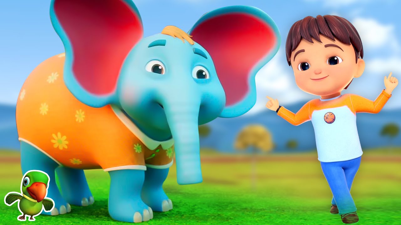 Hathi Ka Bacha, हाथी का बच्चा, Ek Mota Hathi, Ladoo Kids Rhymes for ...