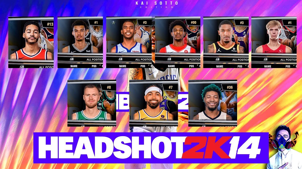 HEADSHOT PORTRAIT FOR NBA2K14 (2K24 VERSION UPDATED) - YouTube