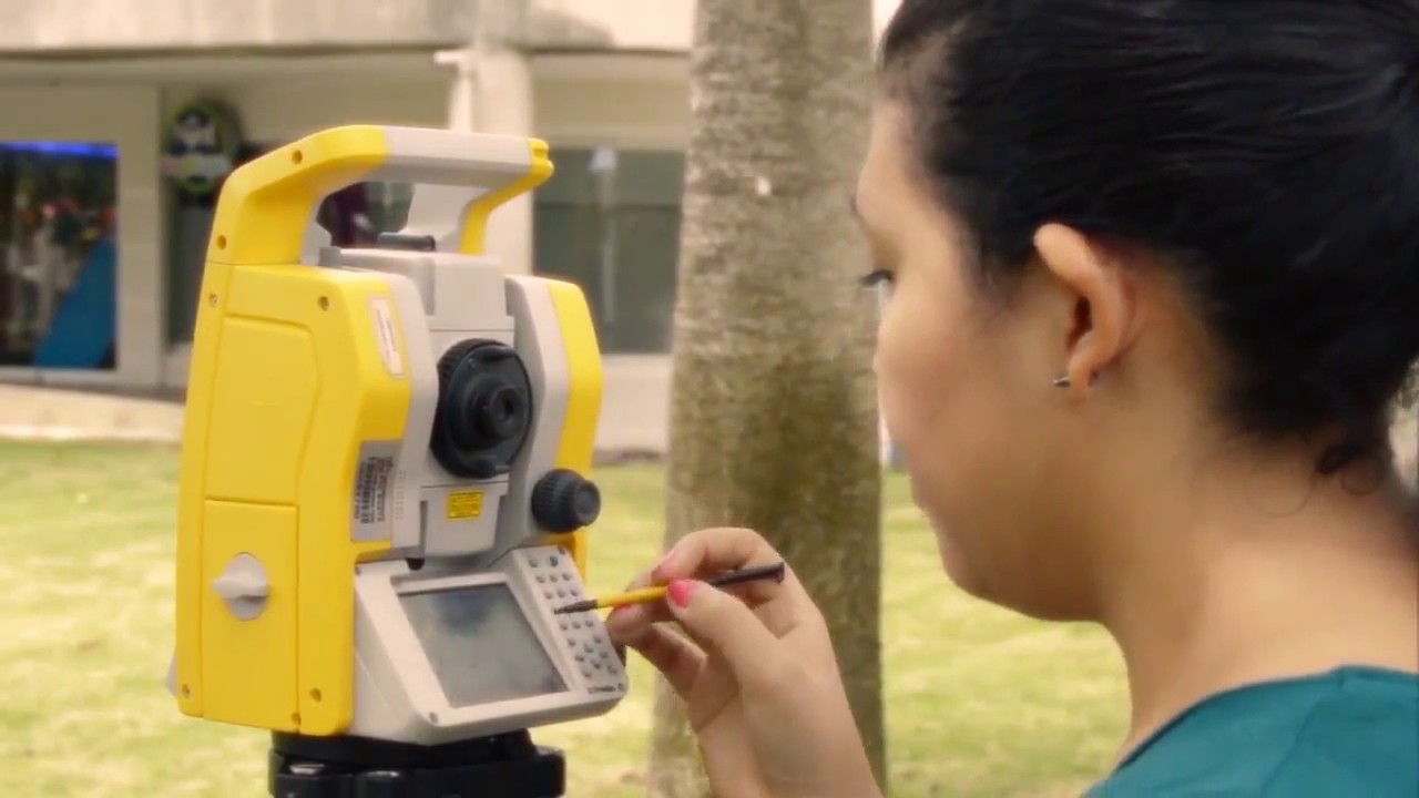 Configuración uso manual de la estación total trimble m3 Levantamientos ...