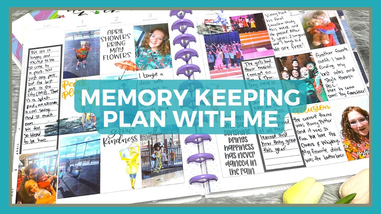 Memory Keeping Plan with Me | Family of Seven - YouTube