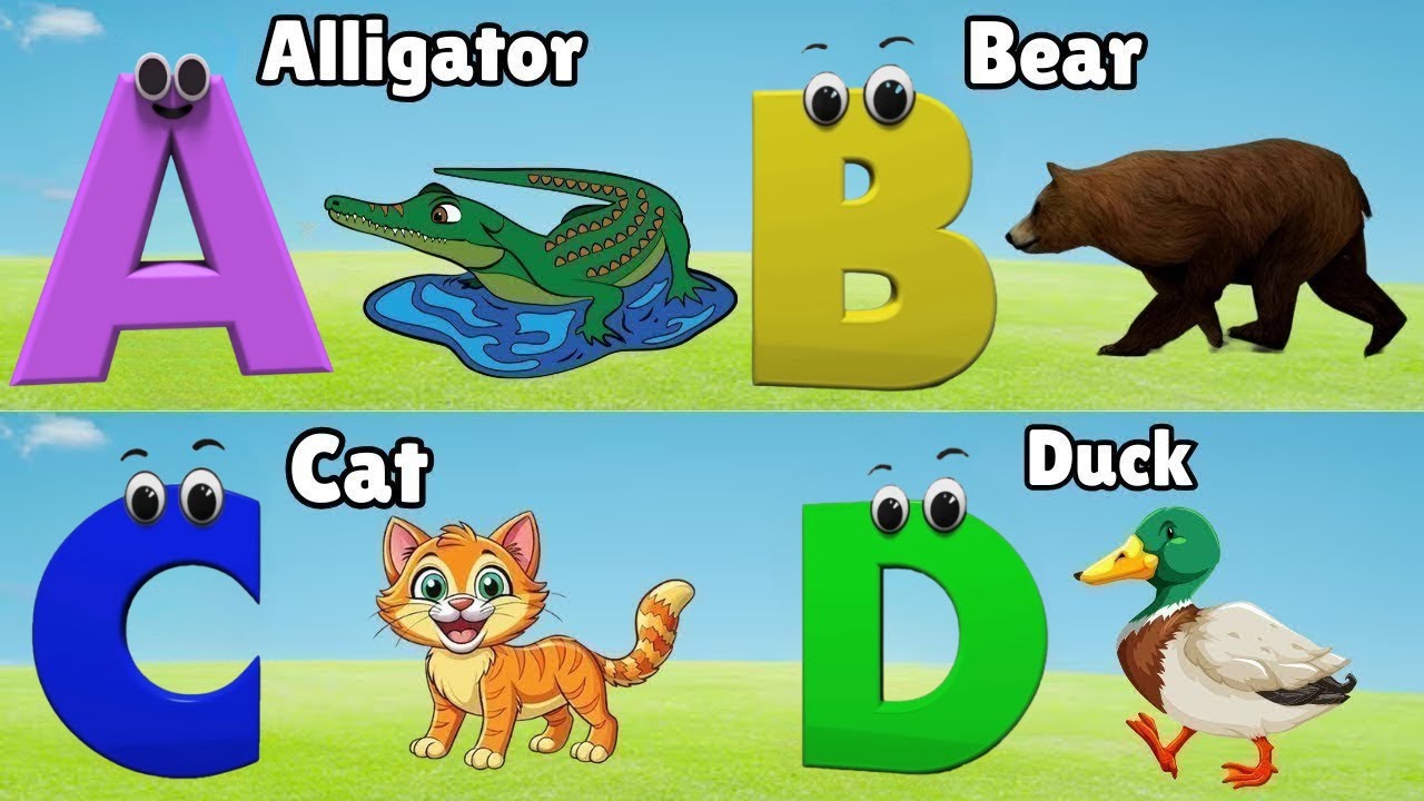 Phonics Animals Song | Learn ABC Alphabet with Animals for Kids - YouTube