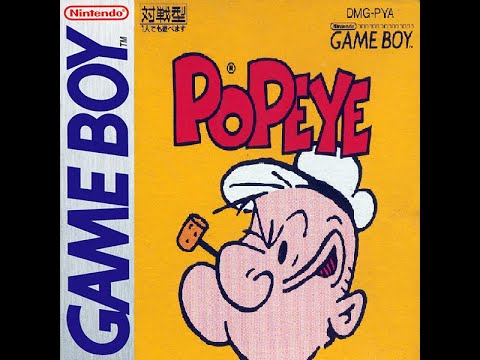 Popeye Gameboy Full Playthrough Course A - YouTube