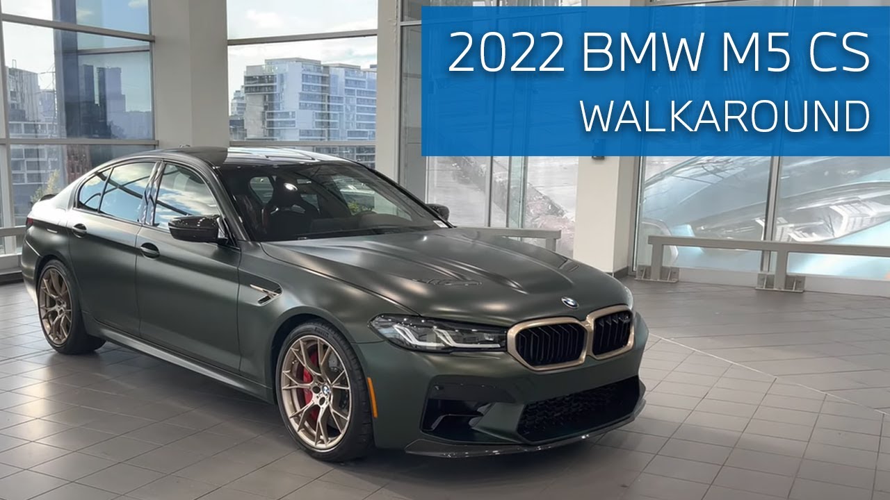 2022 BMW M5 CS (F90) Virtual Delivery Walk-around. - YouTube