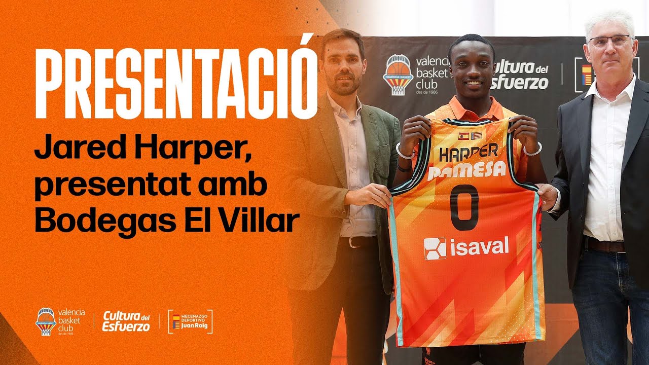 Presentación de Jared Harper junto a Bodegas El Villar - YouTube