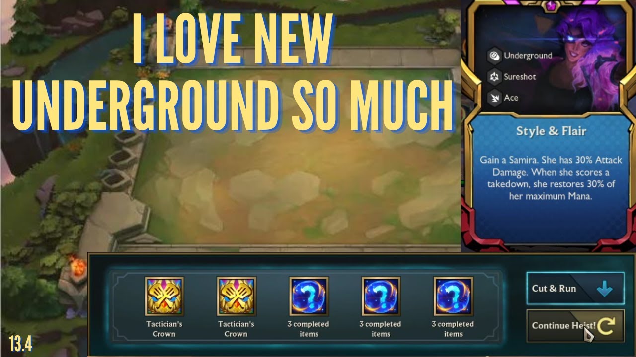 Underground starts are so much fun but I'm always so greedy I want to ...