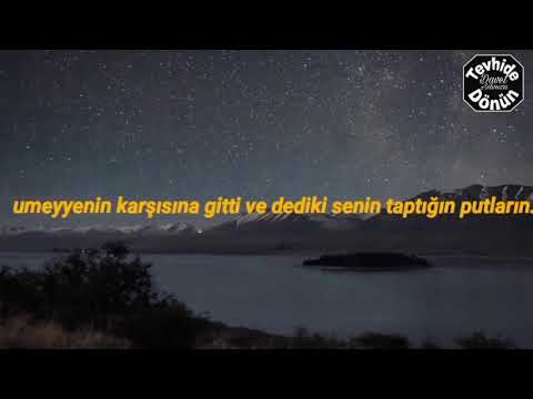 Kur'an ı okuyan adam ebu hanzala