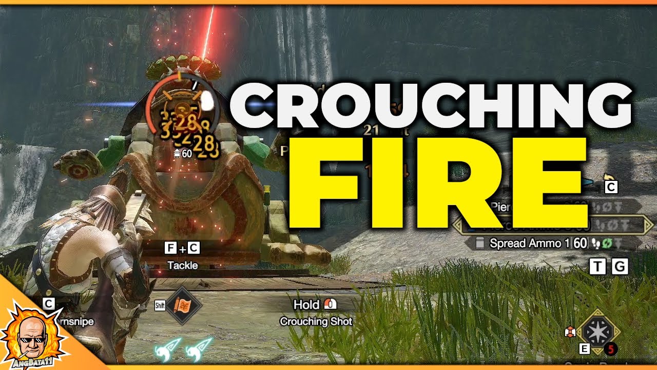 SUNBREAK CROUCHING FIRE OVERHEAT CHECK - YouTube