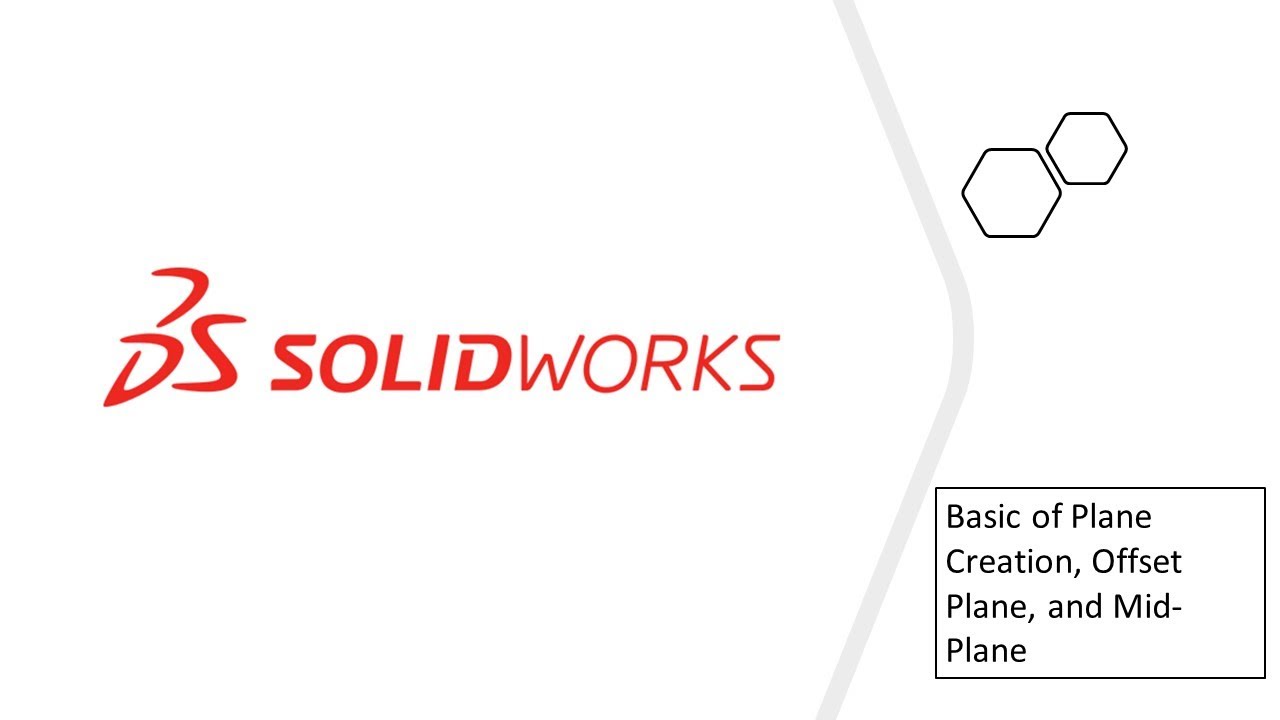 Solidworks 14- Basics of Creating a Plane, Offset and Midplanes - YouTube