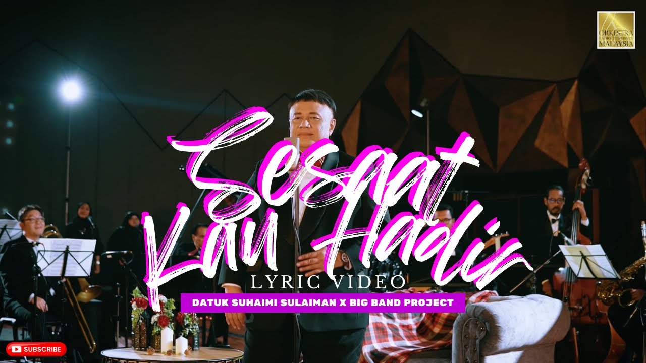 LIRIK VIDEO - SESAAT KAU HADIR (Utha Likumahuwa) Cover - DATUK SUHAIMI ...