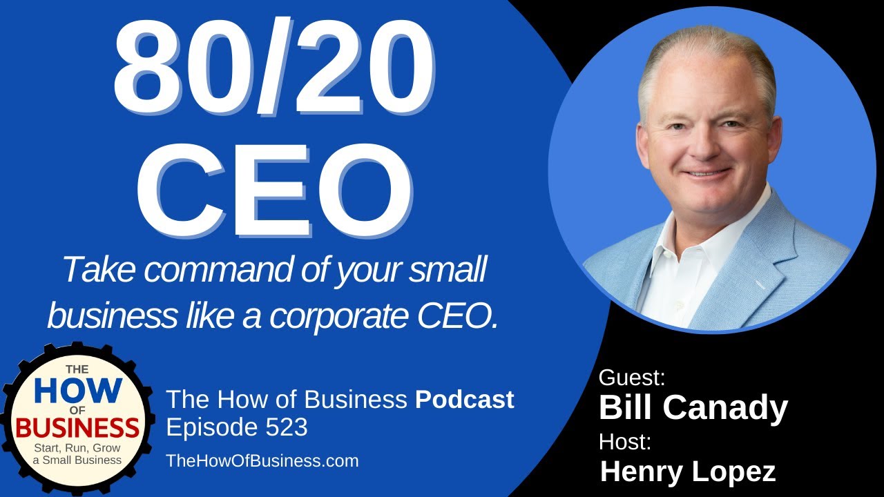 80/20 CEO - Take Command of Your Small Business - YouTube
