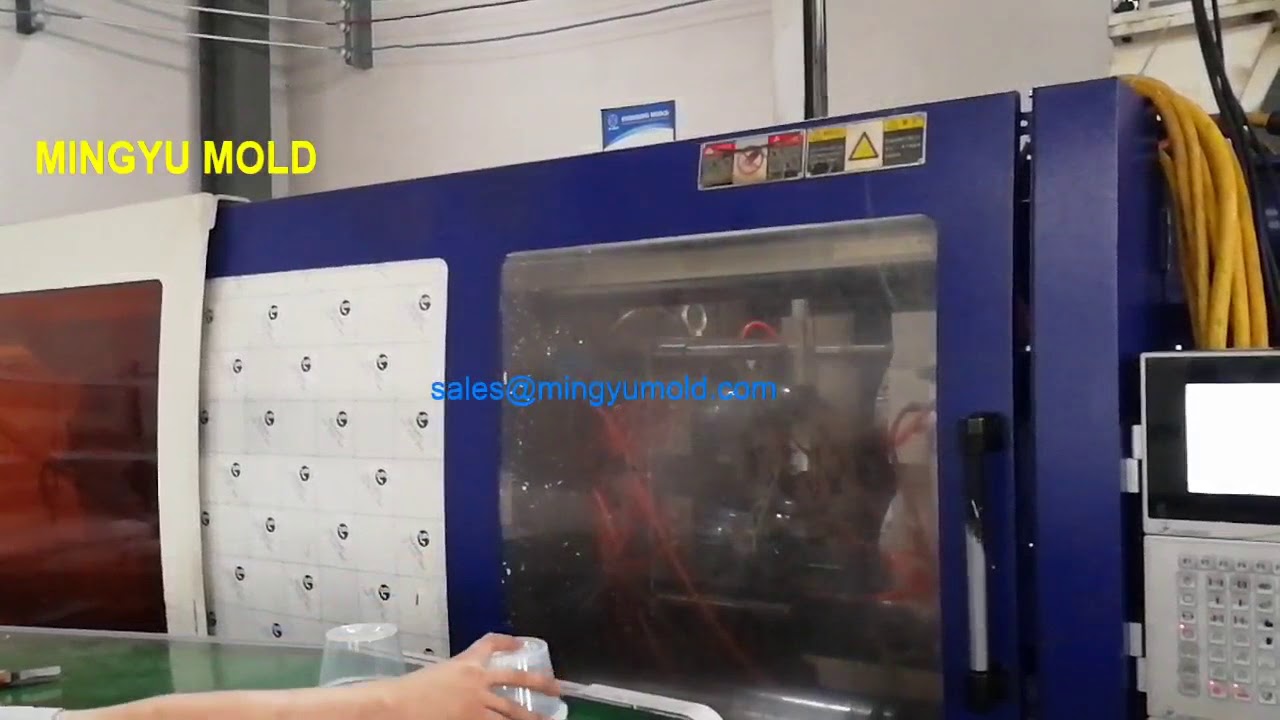 500ml round contaienr mold,packing container mold - YouTube