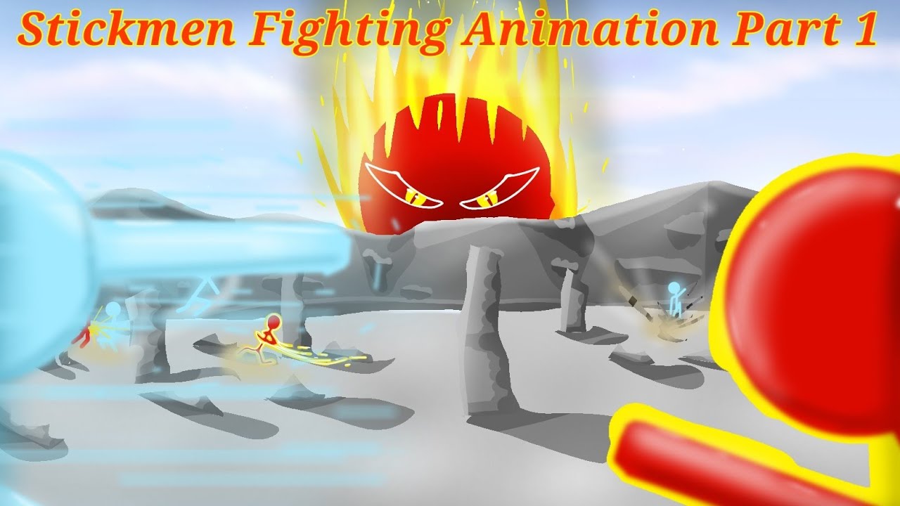 Stickmen animation power vs fast #animation #viral - YouTube