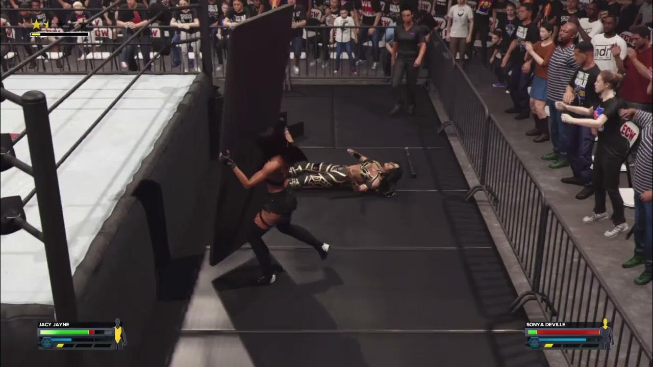 ECW One Night Stand 2006 - Jacy Jayne Vs. Sonya Deville - Last Woman Standing Match | WWE 2K24 ...