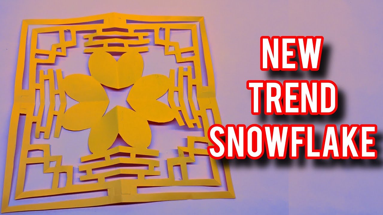 ️ ️Snowflake Origami TRENDS are Here! | Origami Patterns | Creative ...