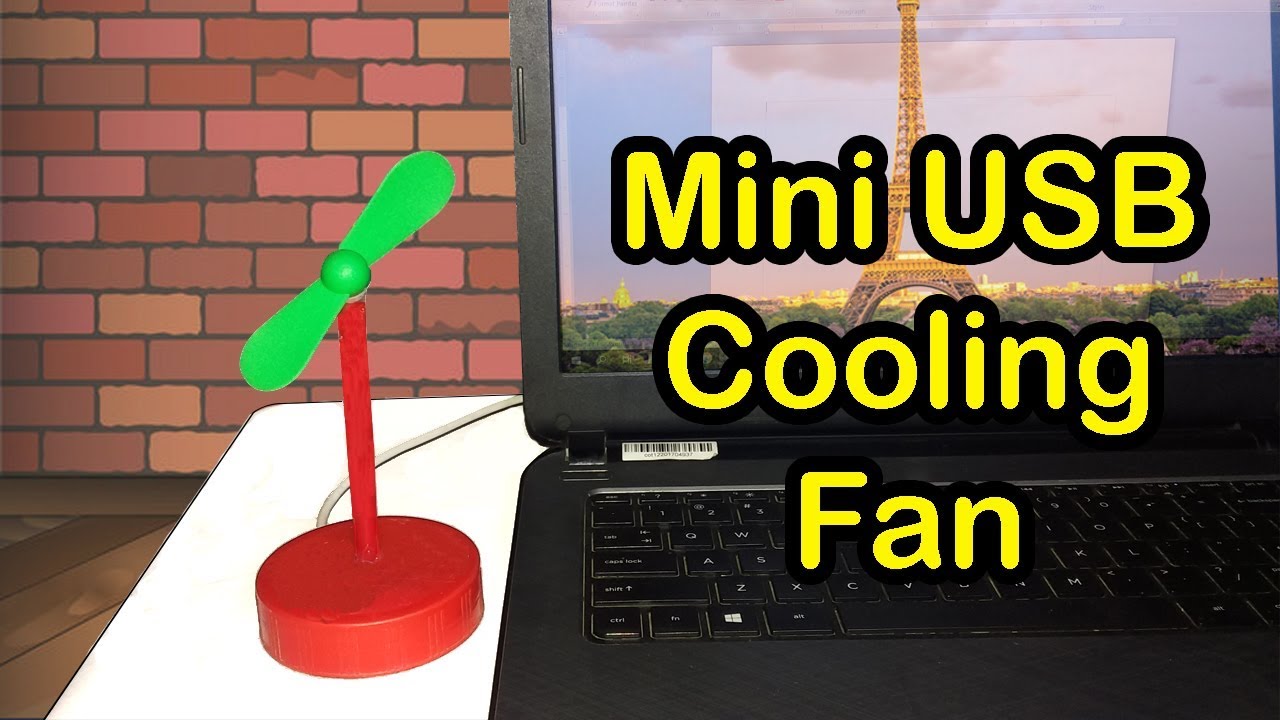 How to Make a Mini USB Cooling Fan | Smart Mini USB Cooling Fan - YouTube