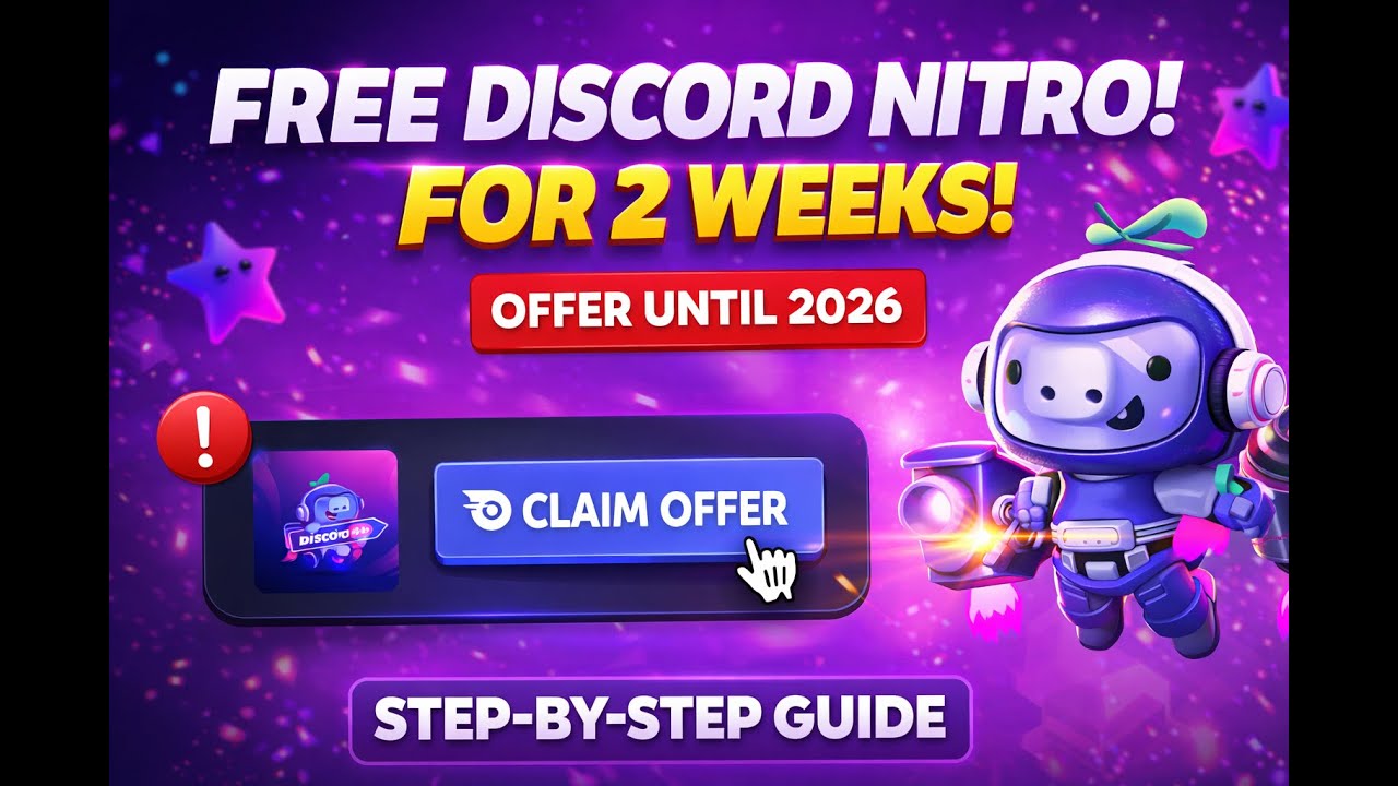 FREE Discord Nitro for 2 Weeks (Official Offer) - YouTube