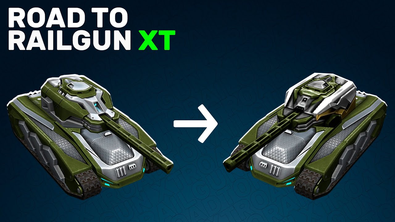 Tanki Online Road To Railgun XT Challenges 2023 - Potent - YouTube
