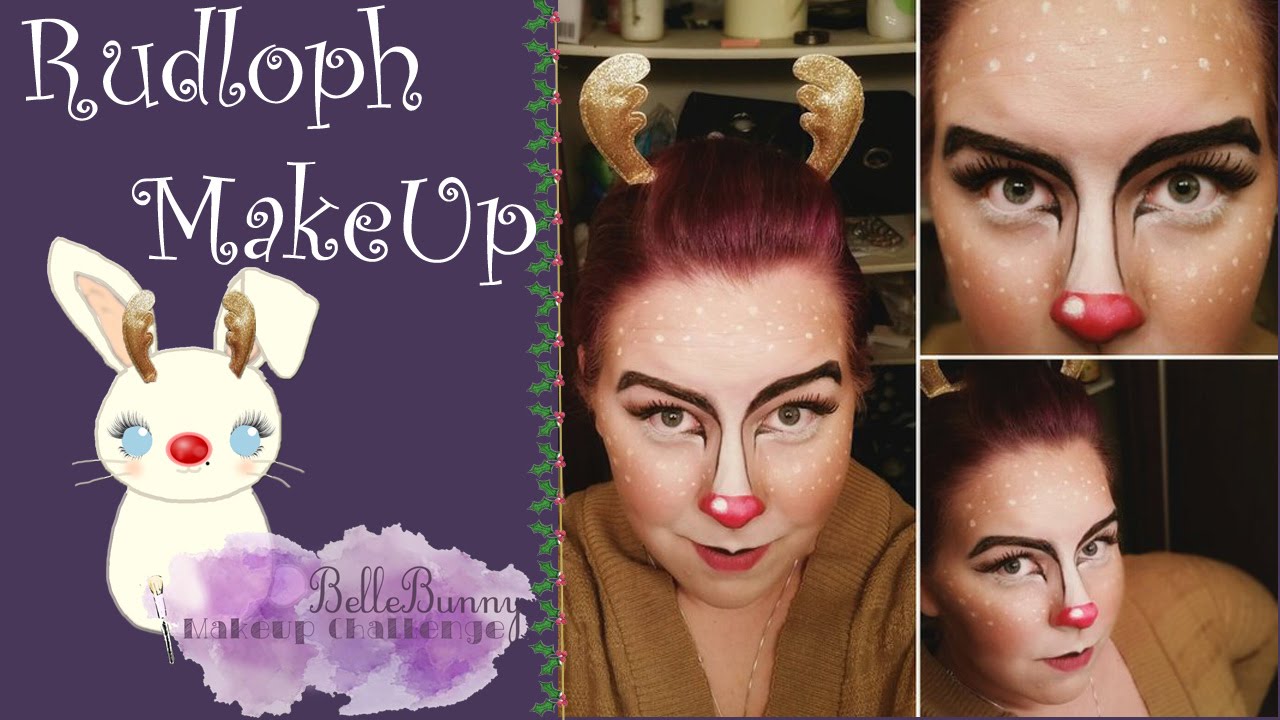 Rudolph Speed Makeup - YouTube