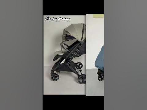 Прогулочная современная детская коляска складывается одной рукой # ...