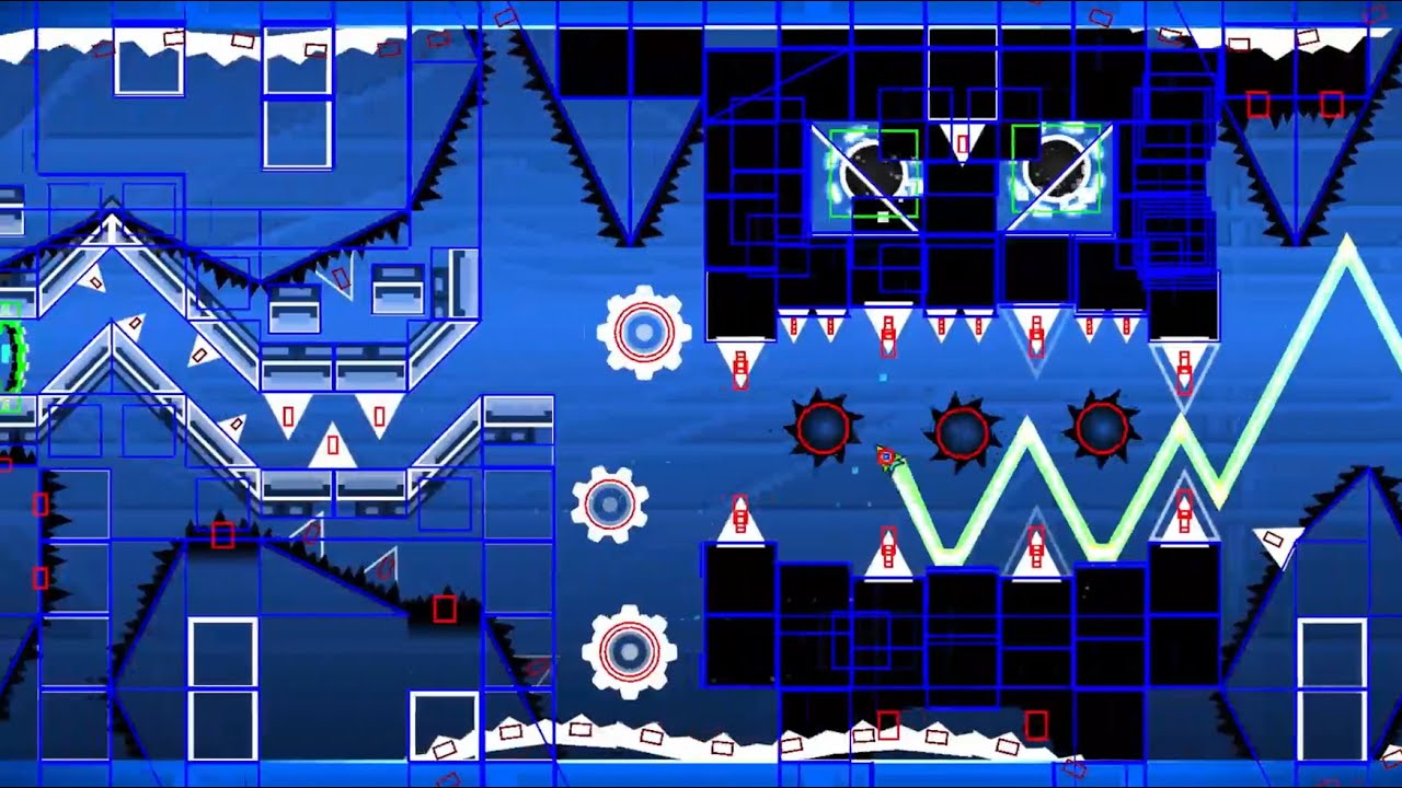 Thinking Space II Layout with Hitboxes - Geometry Dash 2.2 - YouTube