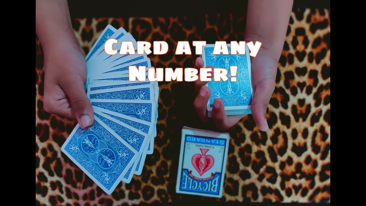 Card at any number cool trick tutorial - YouTube