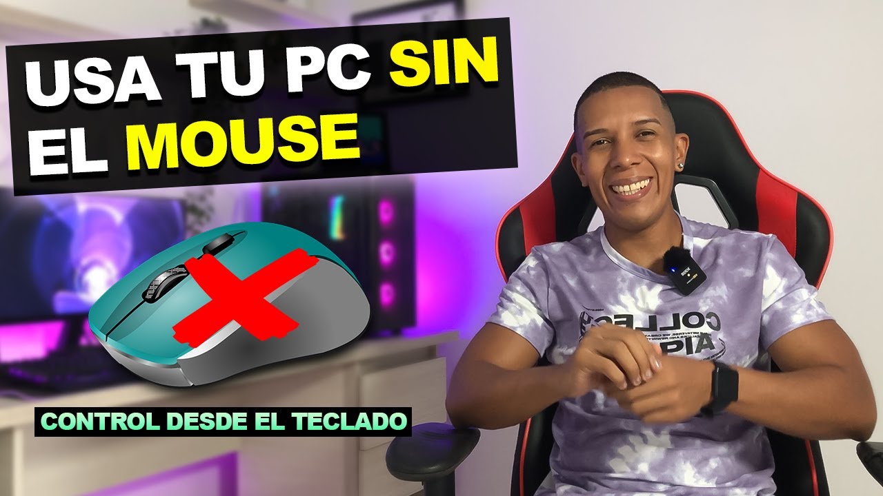 Como Usar una computadora sin utilizar el mouse en Windows 10 - YouTube