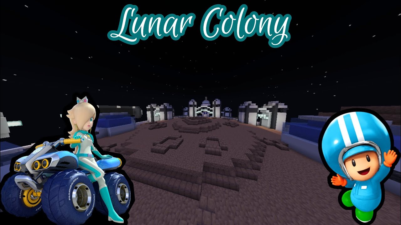 Lunar Colony-Minecraft Mario Kart 8 Deluxe - YouTube