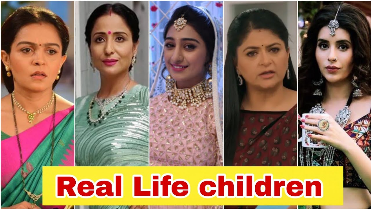 Real life children of hit top 5 TV actress || Real life मां - बेटा ...