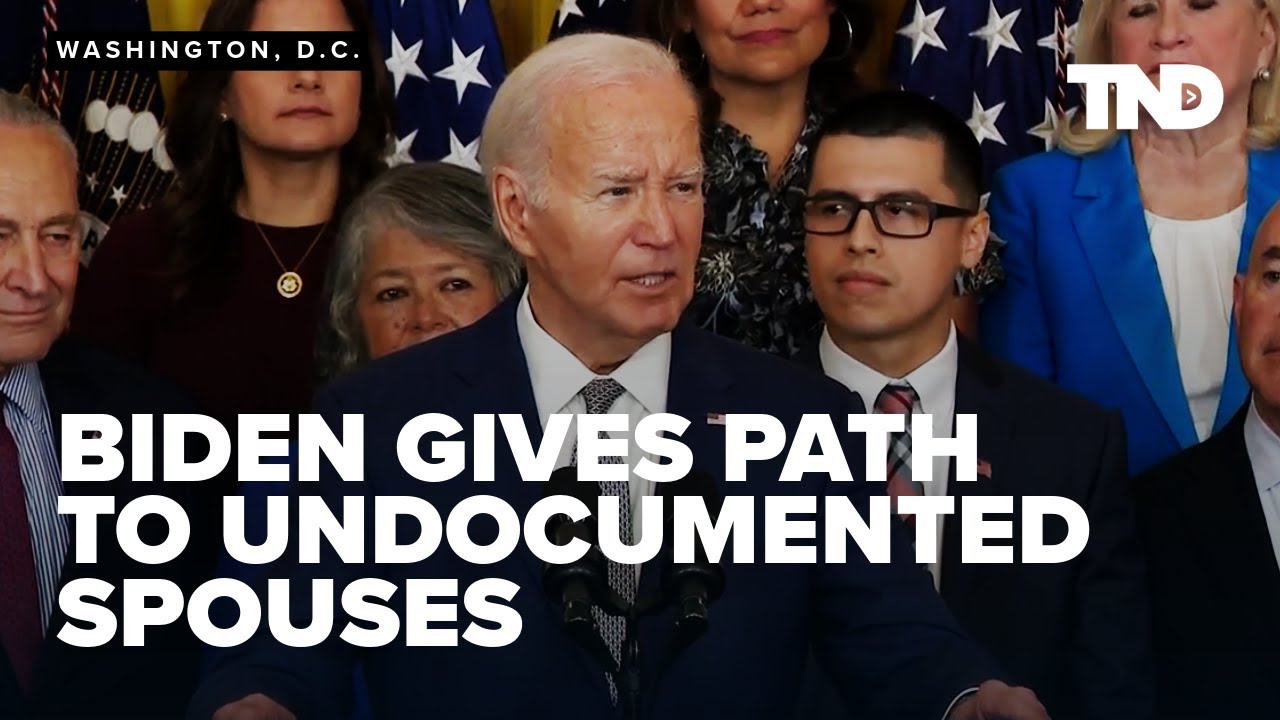 President Biden gives path to undocumented spouses - YouTube
