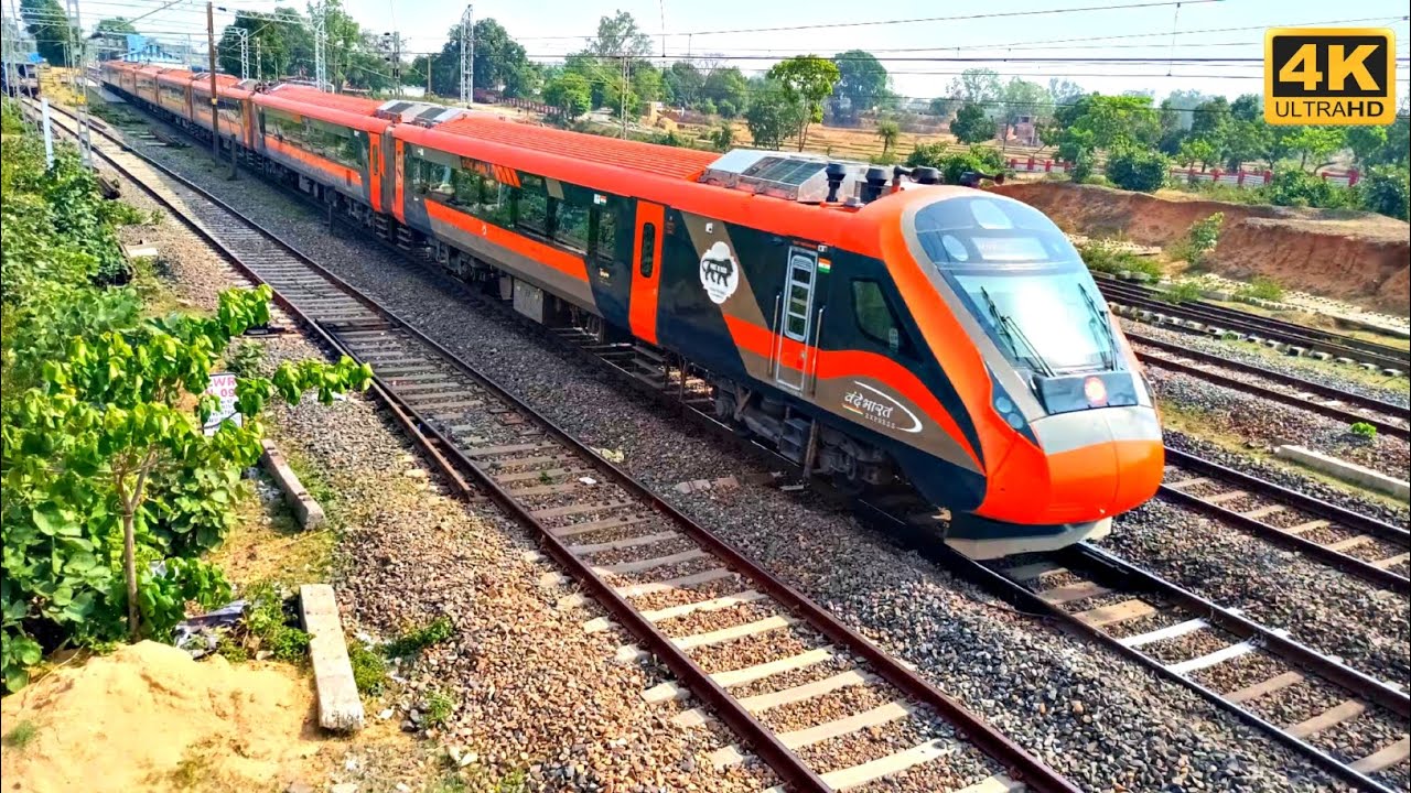 vande bharat express cinematic video | 4k ultra hd | #train # ...