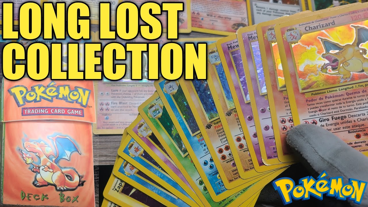HOLOGRAPHIC BASE SET POKEMON CARD COLLECTION DECK UNBOXING - YouTube