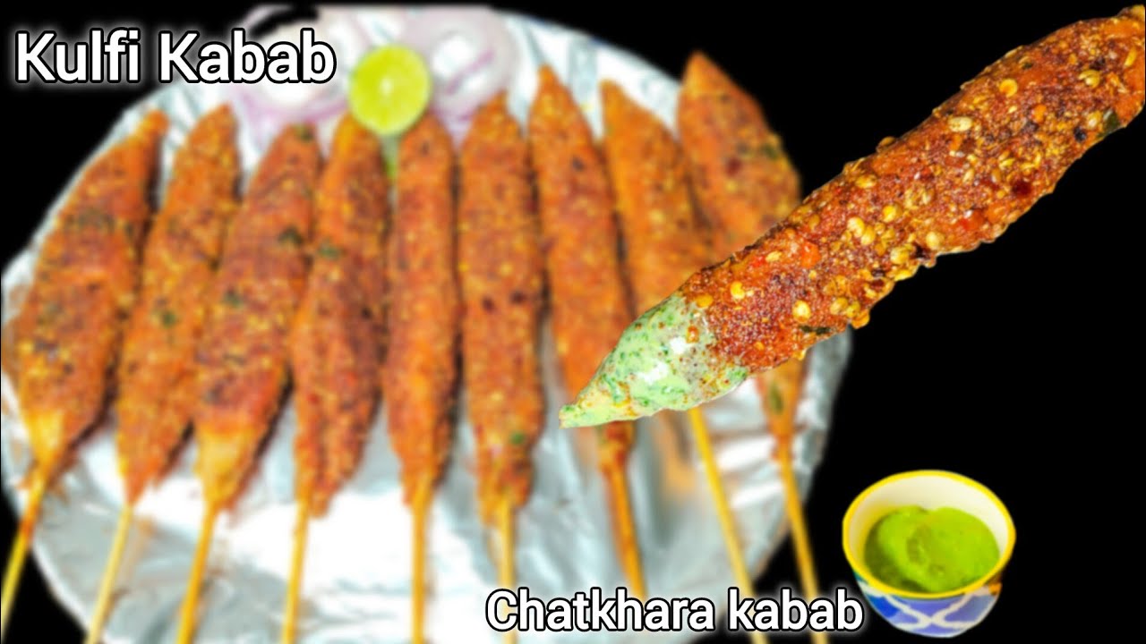 Iftar-special Kulfi Kabab | Chicken Chatkhara Kabab | Ramzan Special ...