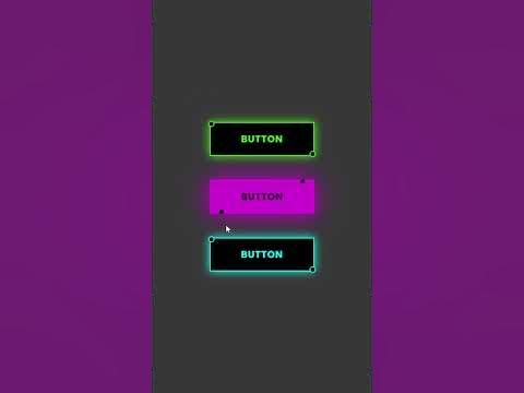 CSS Glowing Button Hover Effects - YouTube