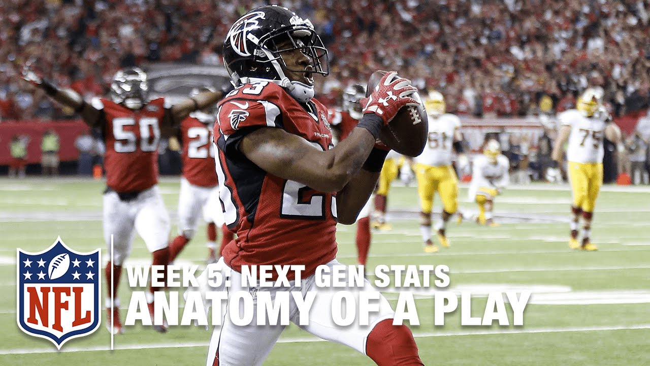 Robert Alford's Game Winning Pick 6 (Week 5) | Next Gen Stats: Anatomy ...
