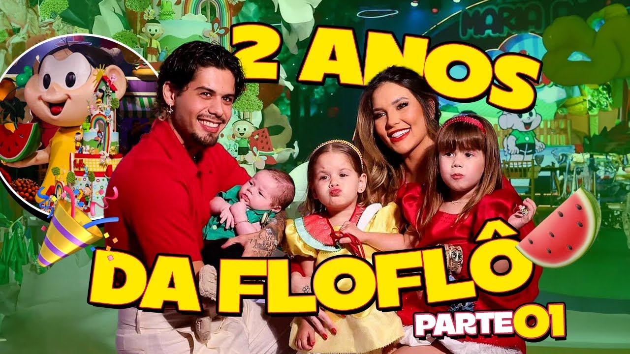 MOSTREI TODA A DECORAÇÃO DA FESTA DE 2 ANOS DA FLÔFLÔ!! | PARTE 1 - YouTube